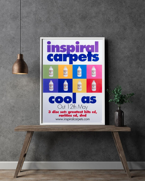 Inspiral Carpets Cool As disc set poster – Original Poster Shop