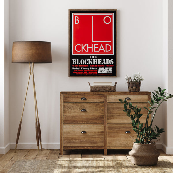 Blockheads poster - Jazz Café - Original – Original Poster Shop