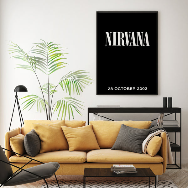 Nirvana poster used in Adshel sites – Original Poster Shop