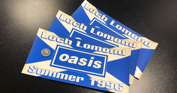 Oasis Loch Lomond car/window stickers – Original Poster Shop