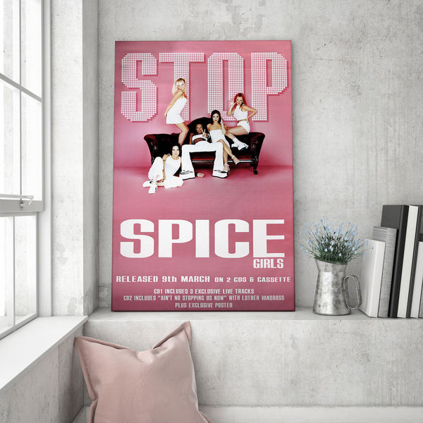 Original 'Spice Girls' poster for the single release 'Stop'. – Original ...