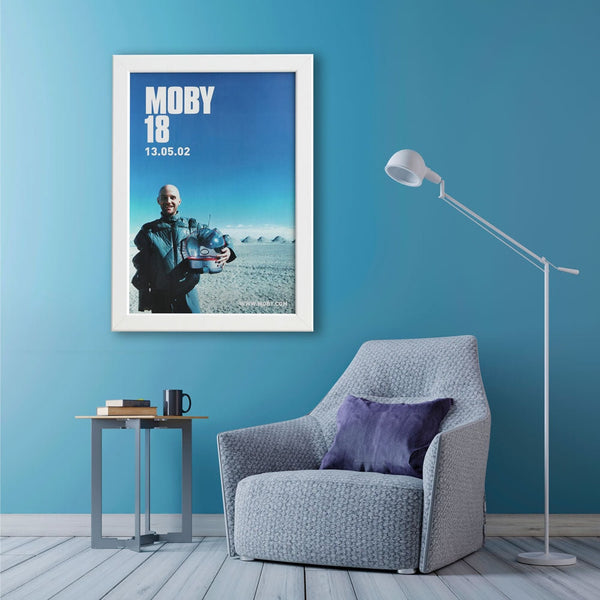 Original litho-printed Moby poster for the album 18 – Original Poster Shop