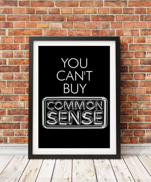 Original Pulp poster - You can't buy common sense – Original Poster Shop