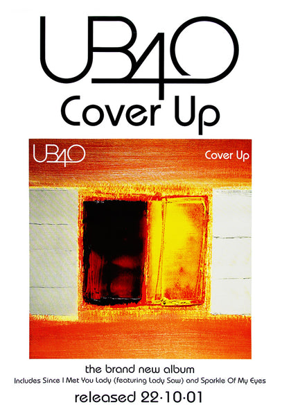 Original UB40 poster for 'Cover Up'. – Original Poster Shop