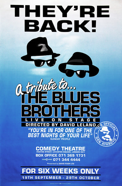 The Blues Brothers poster - Dan Aykroyd – Original Poster Shop
