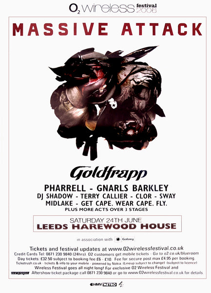 An original poster for the O2 Wireless Festival 2006 – Original Poster Shop