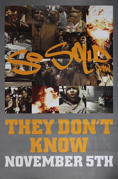 So Solid Crew poster – They Dont Know – Original Poster Shop
